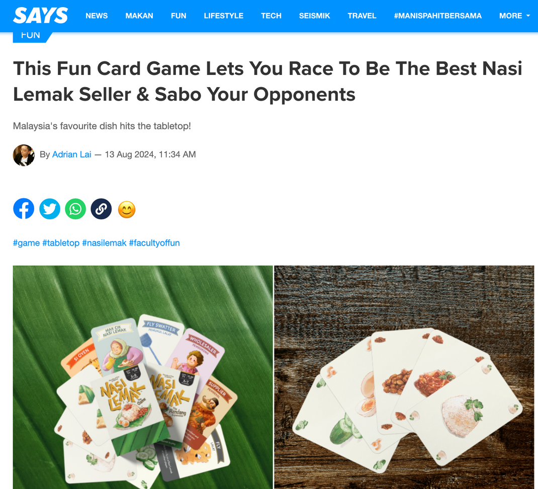 Nasi Lemak The Game – The Nurts