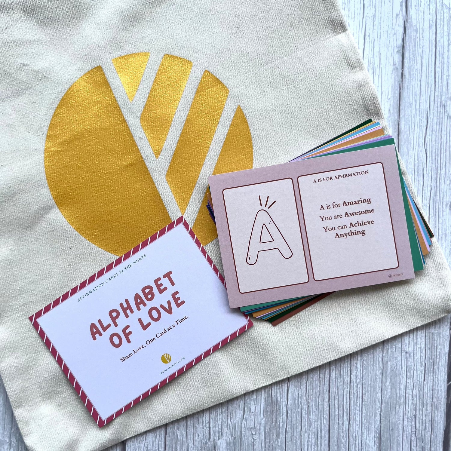 Alphabet of Love Affirmation Cards – The Nurts